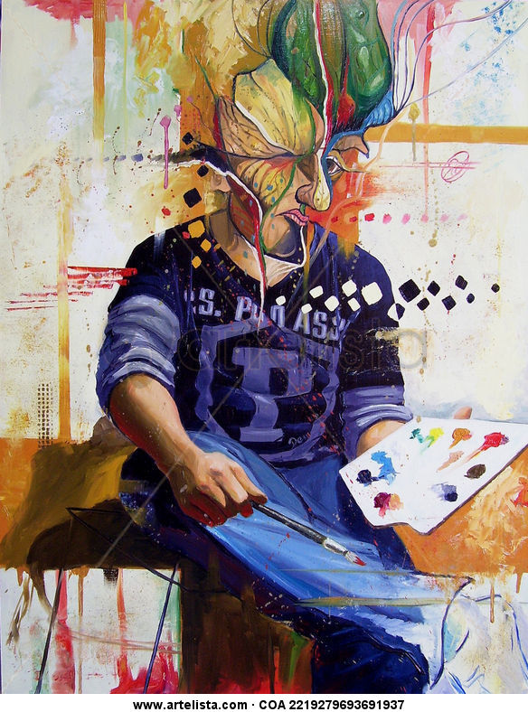 No soy feo, soy abstracto (autorretrato) Ricardo Cruz Fuentes ...