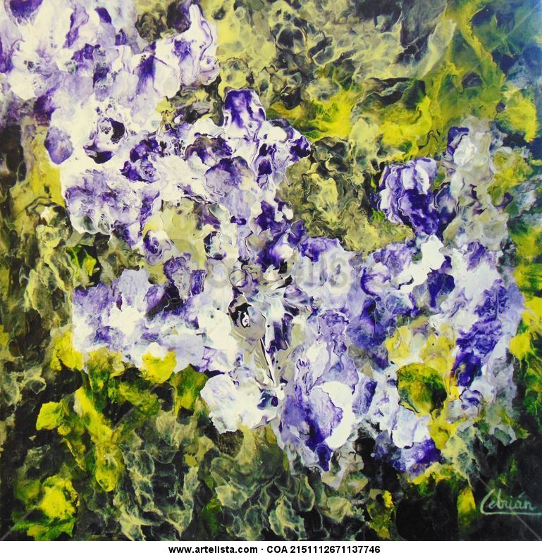 Flores Abstractas Nati Hernández Cebrián - Artelista.com