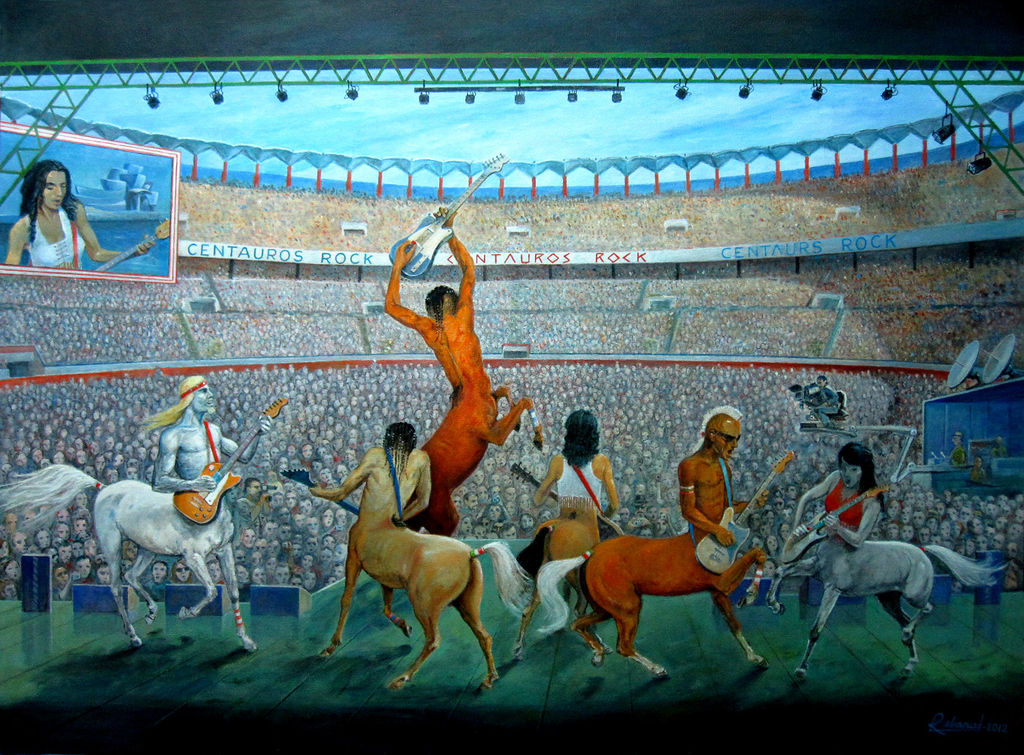 CENTAUROS ROCK jose ramon diez rebanal - Artelista.com